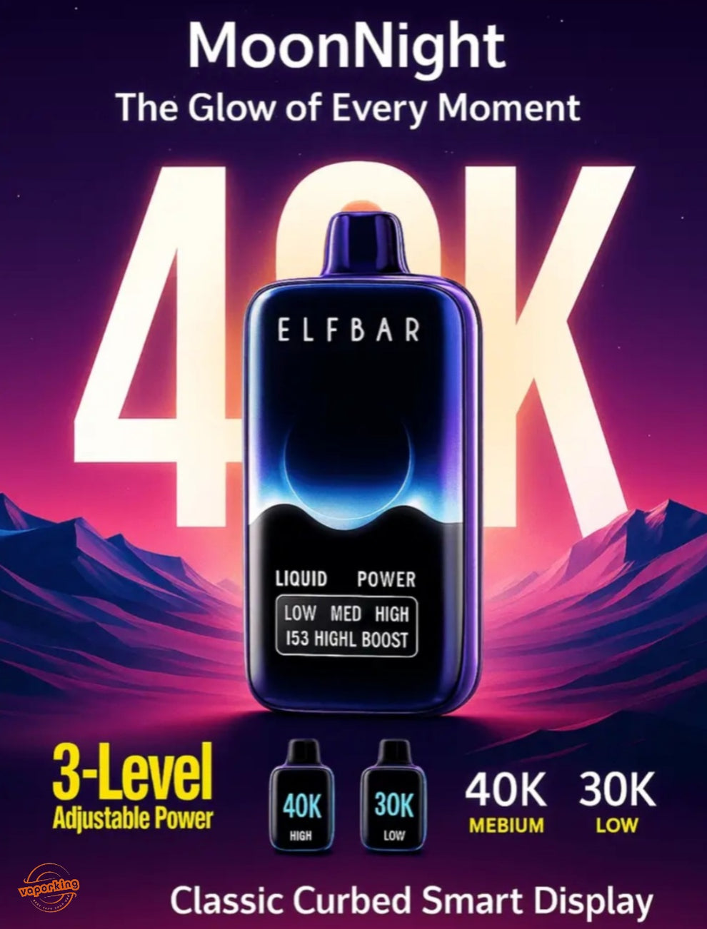 Elfbar Moonlight 40000 Puffs Disposable Vape 50mg in Kenya – Janjar ...